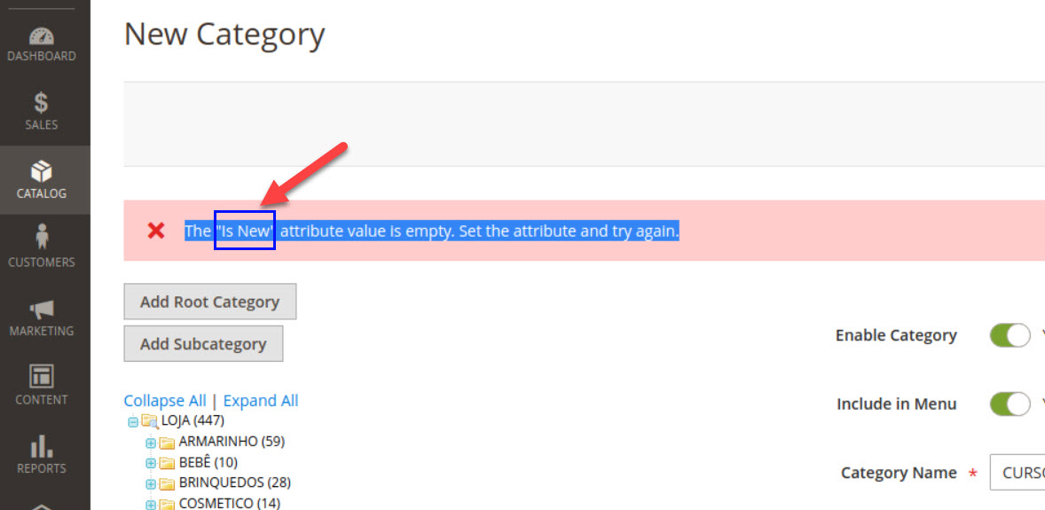 Magento 2 Attribute Value Is Empty Or Must Be Set Set The Attribute And Try Again Magento