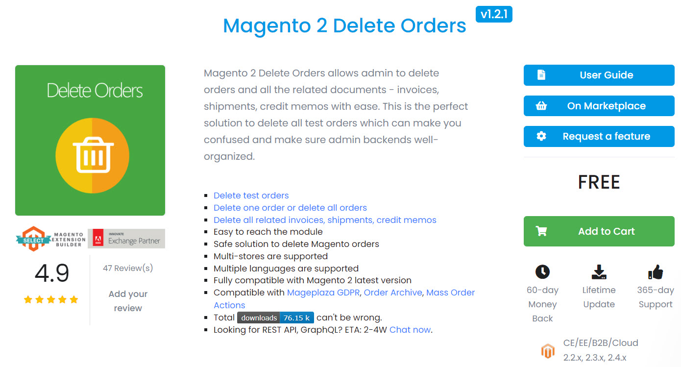 How to delete orders in Magento 2 (3 working methods)