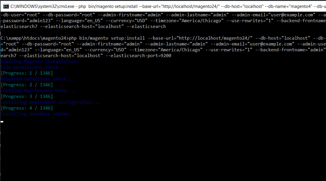 How to install Magento 2.4 on Localhost (Xampp) with Elasticsearch