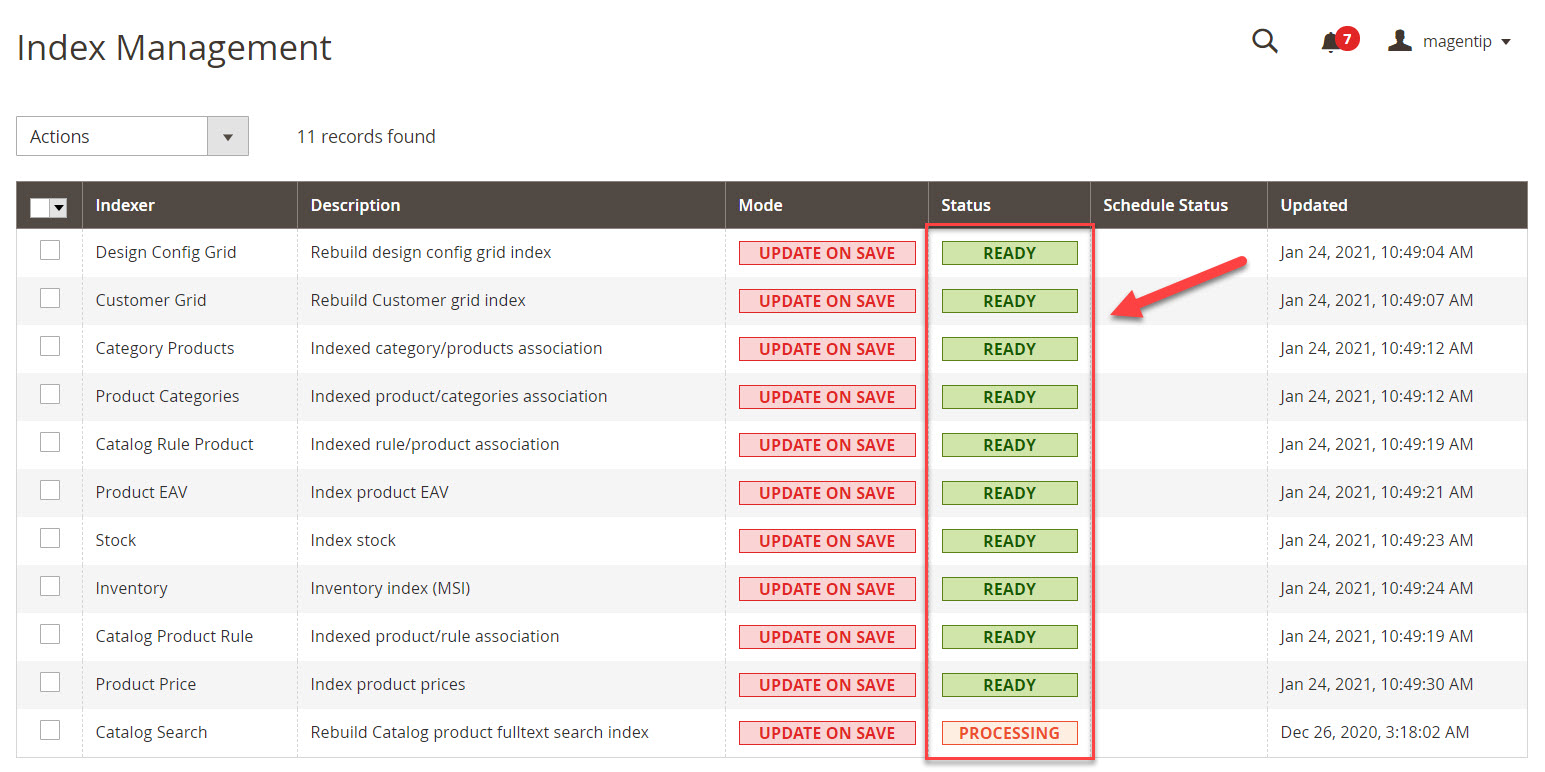 [SOLVE] Magento 2 one or more indexers are invalid. Make sure your magento cron job is running.