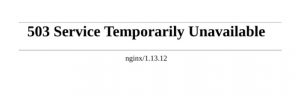 How to fix Magento 2 Error 503 service temporarily unavailable