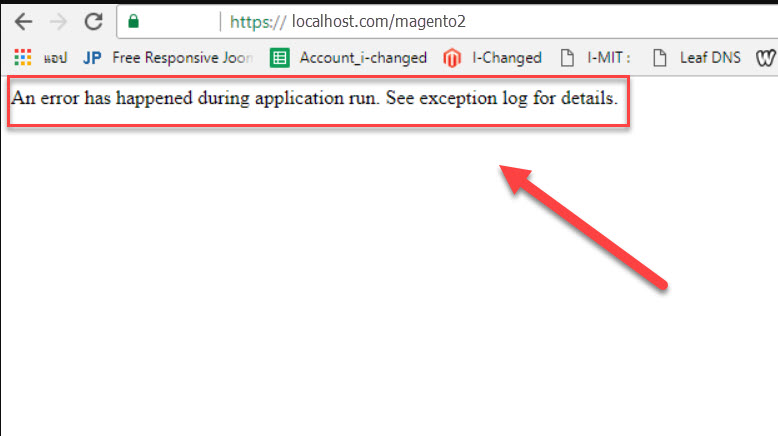 [Solved] Magento 2 An error has happened during application run. See exception log for details